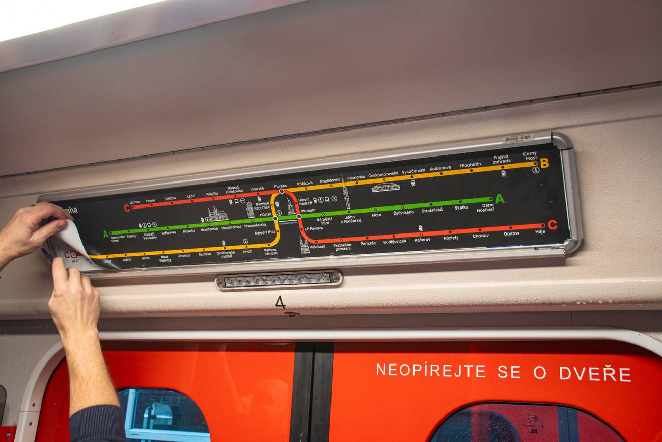 Testovaná schémata linek pražského metra mají finální vzhled ...