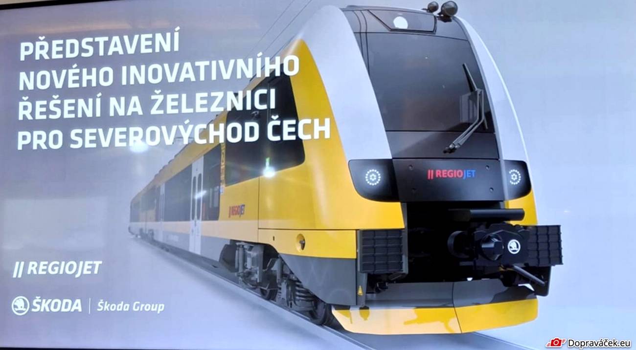 RegioJet pořídí od Škody nové jednotky na rychlíkové linky - Dopraváček